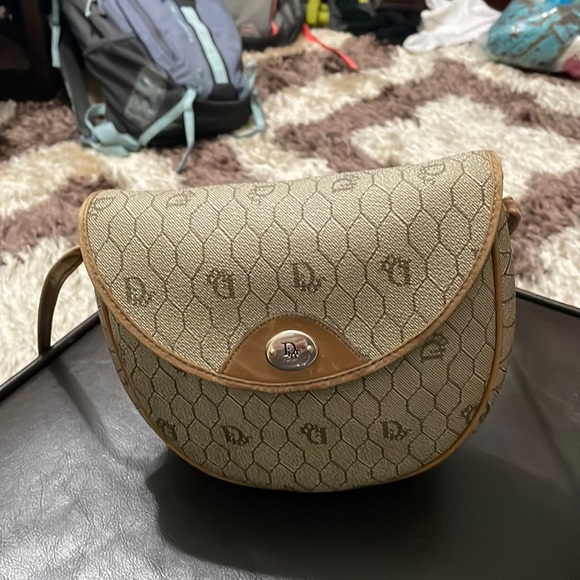 Dior | Bags | Dior Vintage Half Moon Flap Crossbody | Poshmark